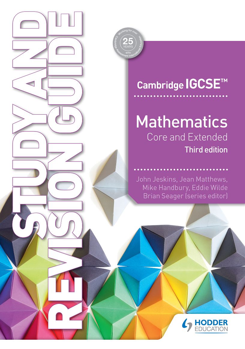 Download PDF ePub Hodder Cambridge IGCSE Mathematics Core and Extended ...