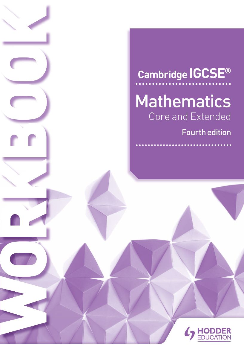 Download PDF ePub Hodder Cambridge IGCSE Mathematics Core and Extended ...