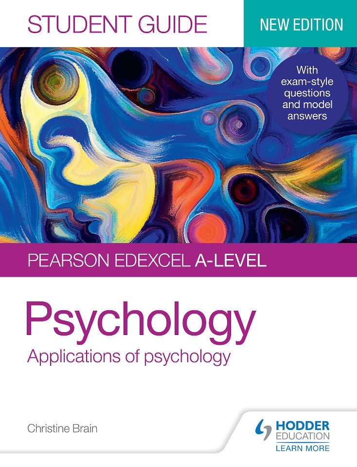 Download PDF ePub Hodder Edexcel A-level Psychology 2: Applications of ...