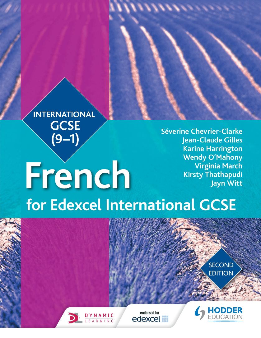 Download PDF ePub Hodder Edexcel International GCSE (9-1) French Student Book 2nd Edition Ebook