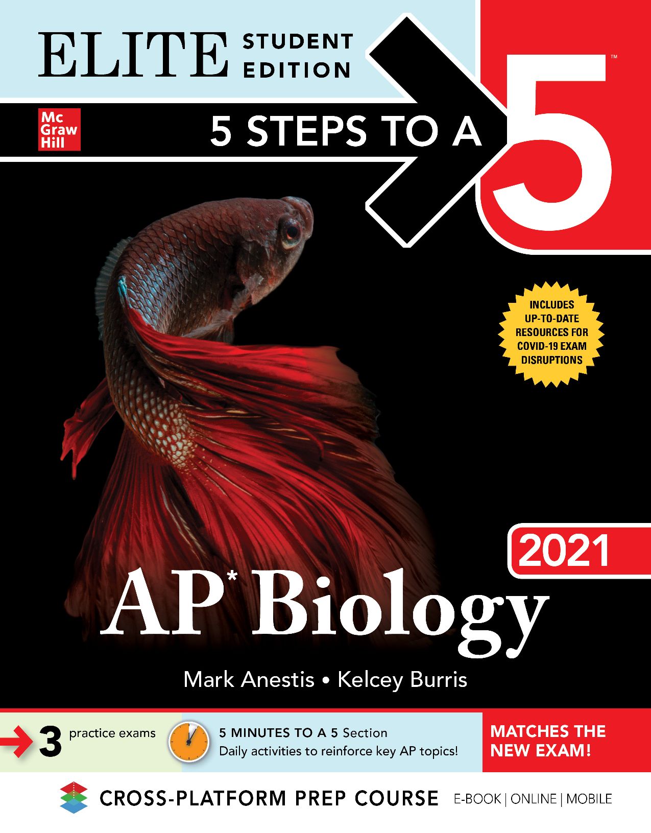 Download PDF ePub McGraw-Hill 5 Steps to a 5: AP Biology 2021 Elite ...