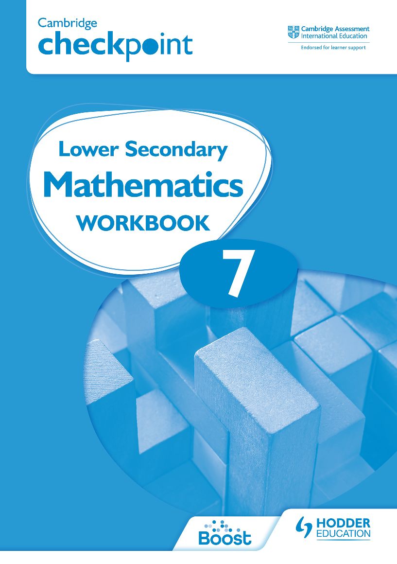 Download PDF ePub Hodder Cambridge Checkpoint Lower Secondary Mathematics Workbook 7 Ebook