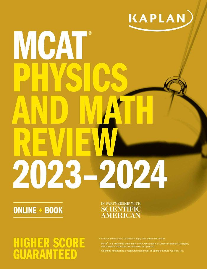 Download PDF ePub Kaplan MCAT Physics and Math Review 2023-2024 Ebook